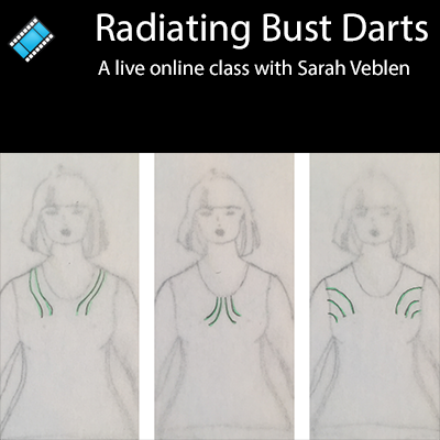 Radiating Bust Darts online sewing class