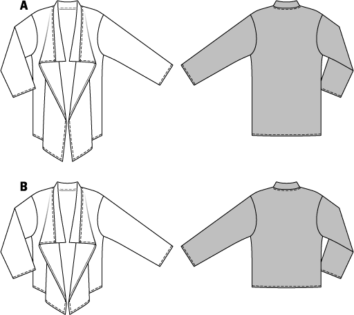 Burda 6738 Misses' Jacket