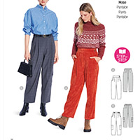 Burda Patterns Pants Sewing Patterns at the PatternReview.com online ...