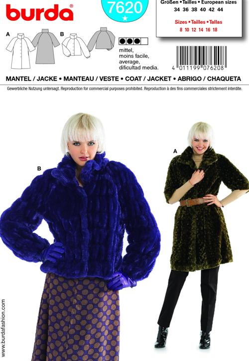 Burda 7620 COAT / JACKET