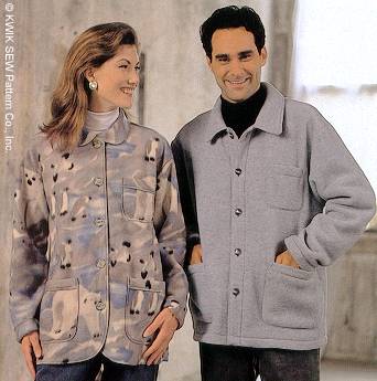 Kwik Sew 2462 Unisex Adults Jackets
