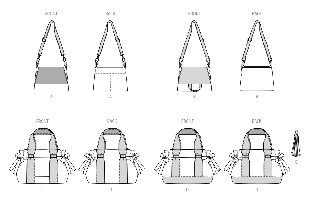 McCall's 8467 Bags by Tiny Seamstress Designs
