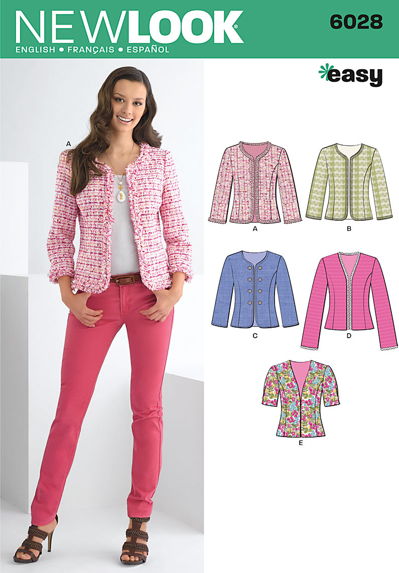 New Look 6028 Misses Jackets