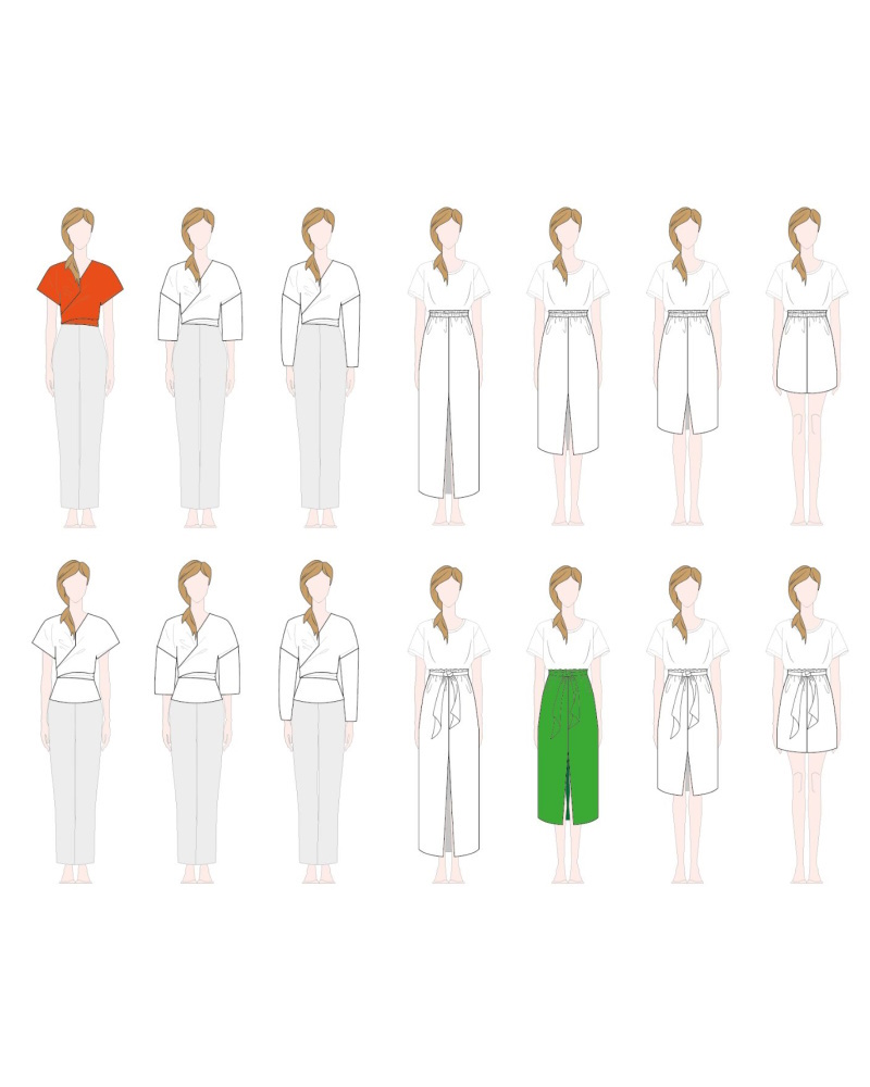 Notches Judy Dress, Top & Skirt Downloadable Pattern