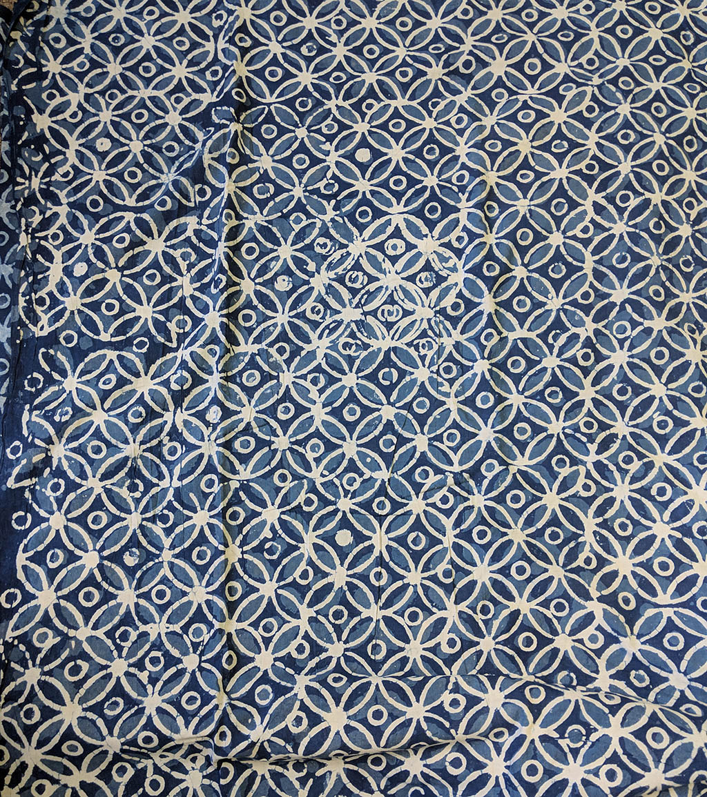 PatternReview fabric-indigo-geo Indigo Fabric - Geometric Print
