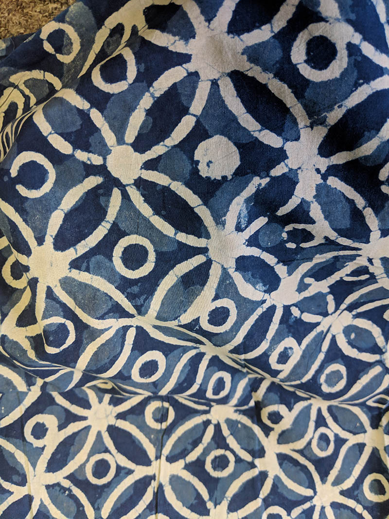 PatternReview fabric-indigo-geo Indigo Fabric - Geometric Print