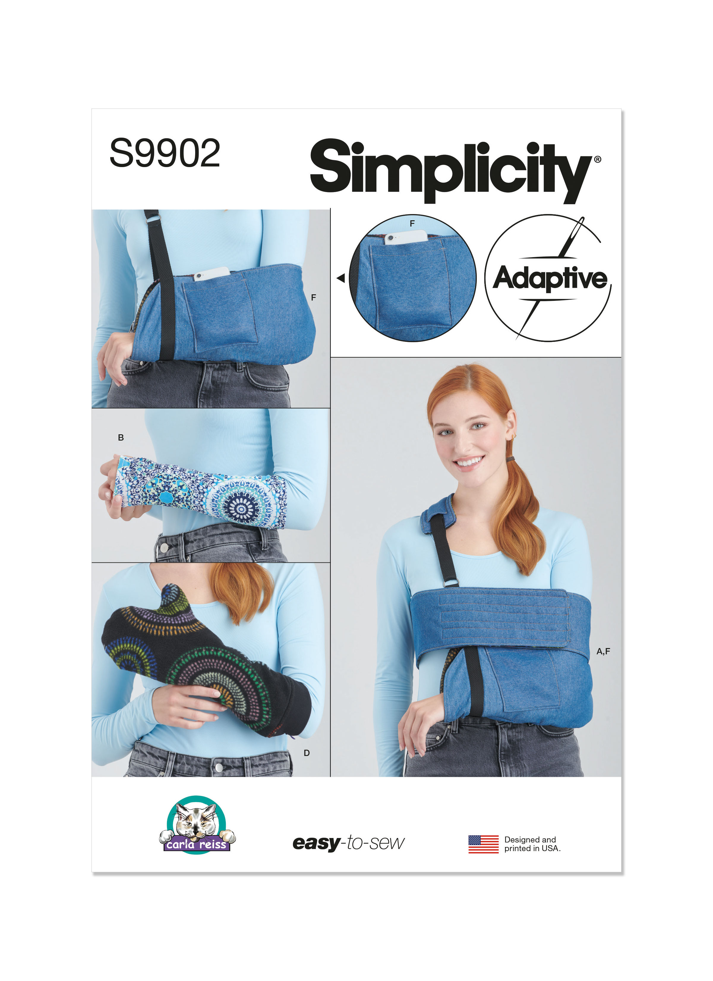 Simplicity 9902 Wrap, Sleeves and Mitt in Two Sizes and Sling