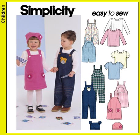 Simplicity 9351 Toddler clothing