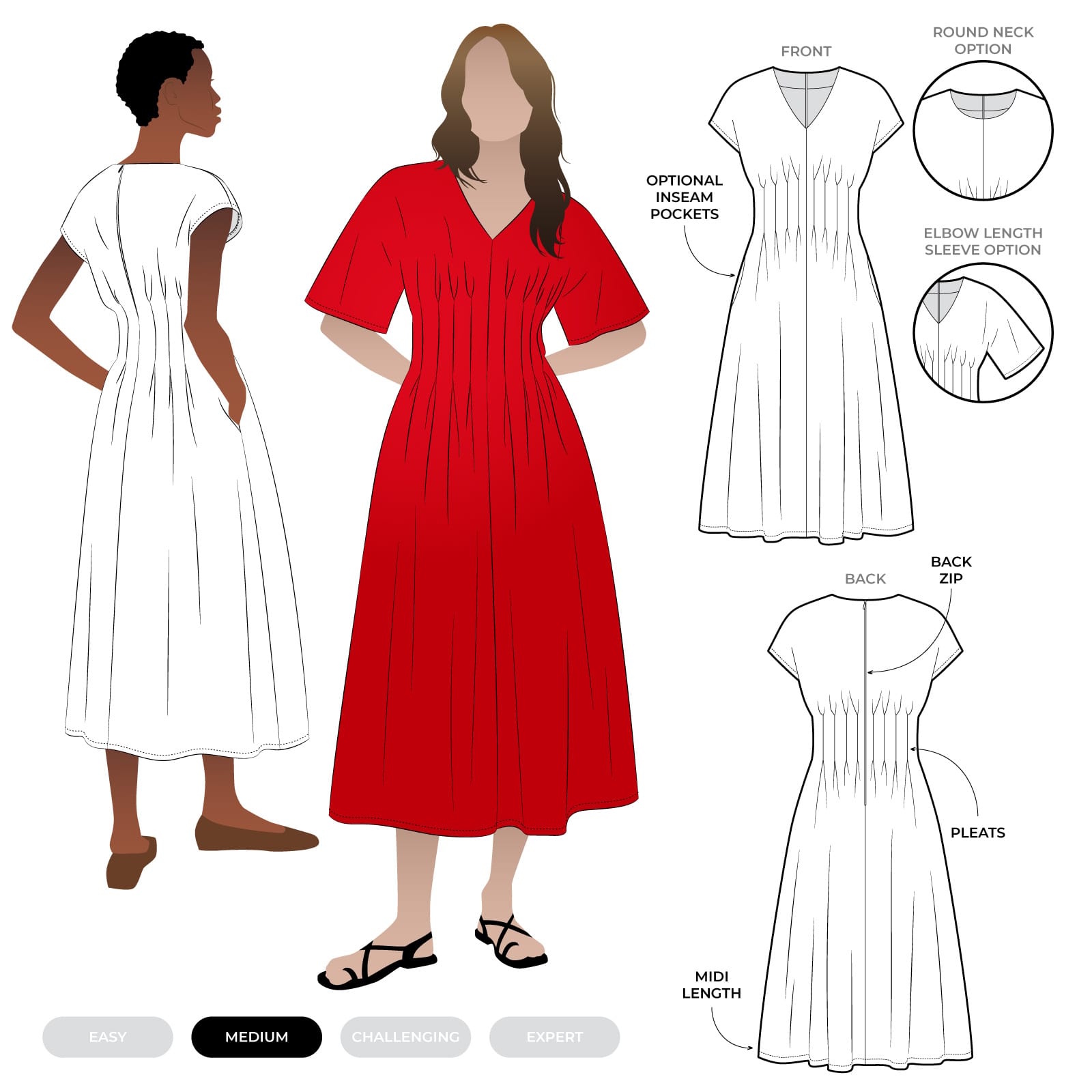StyleArc Bronte Dress Bronte Woven Dress