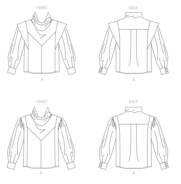 Vogue Patterns 1726 Misses' Top