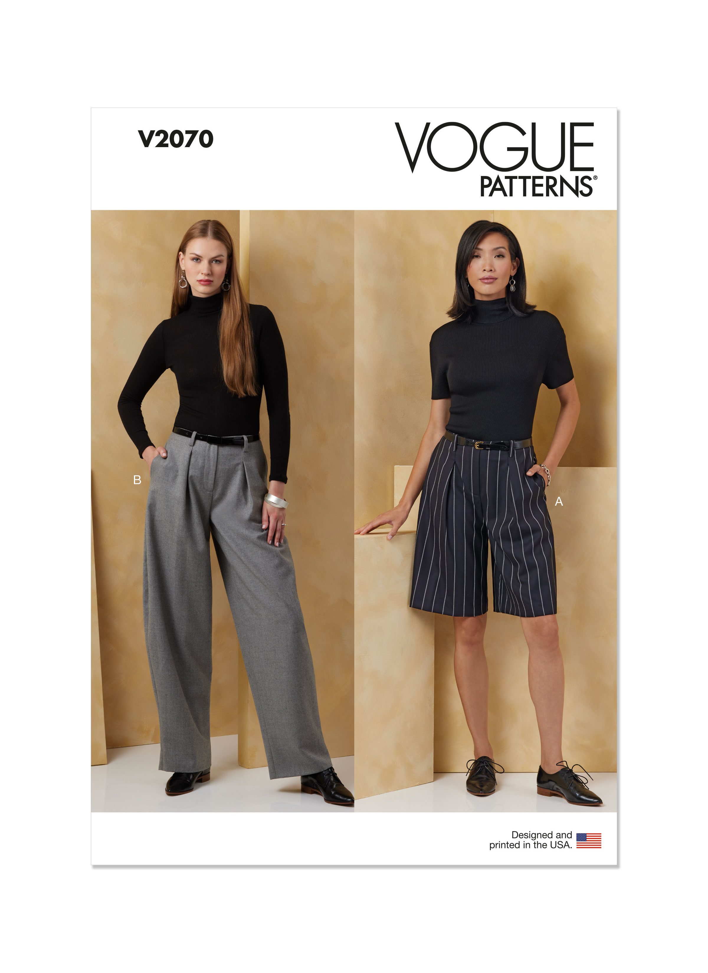 Vogue Patterns 2070 Misses' Shorts and Pants