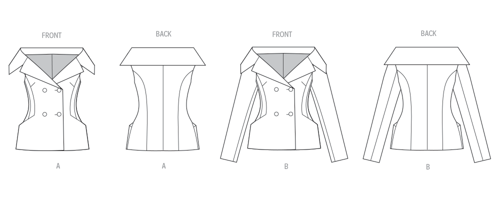 Vogue Patterns 2073 Misses' Jacket with Sleeve Variations