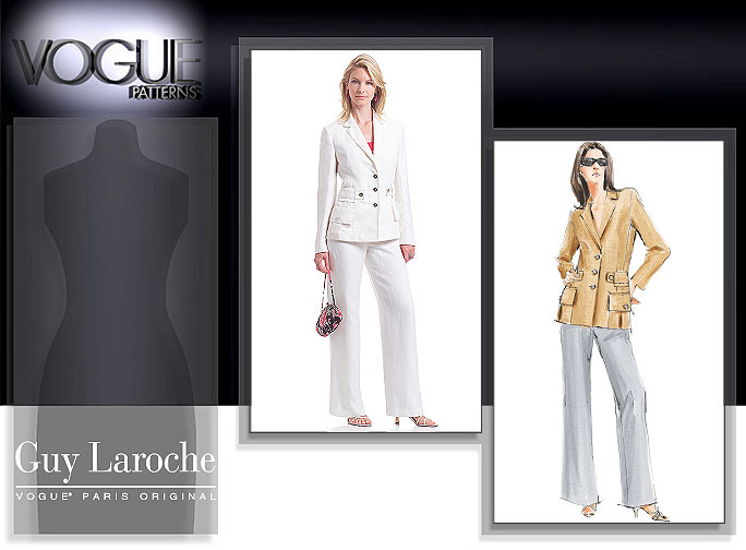 Vogue Patterns 2856 OOP Anne Klein halter top