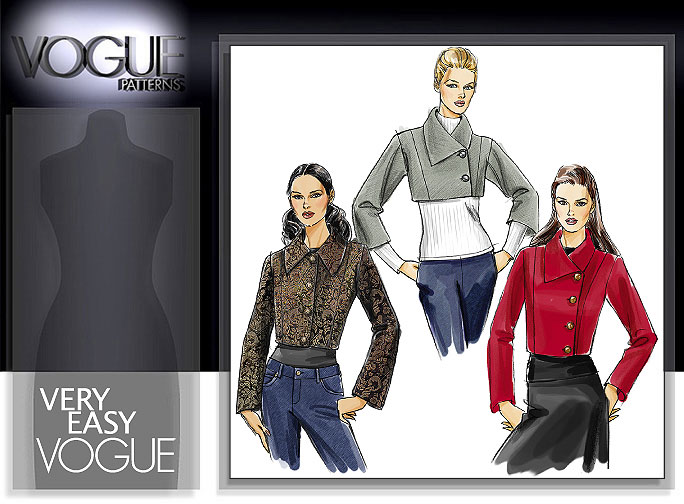 Vogue Patterns 8299 MISSES'/MISSES' PETITE JACKET