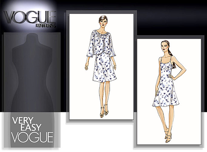 Vogue Patterns 8490 MISSES' JACKET AND DRESS