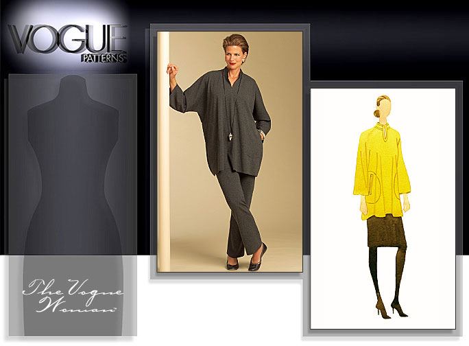 Vogue Patterns 8525 MISSES' TUNIC, SKIRT AND PANTS