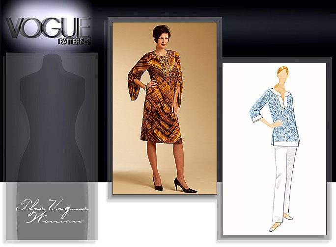 Vogue Patterns 8533 MISSES' TUNIC, DRESS AND PANTS